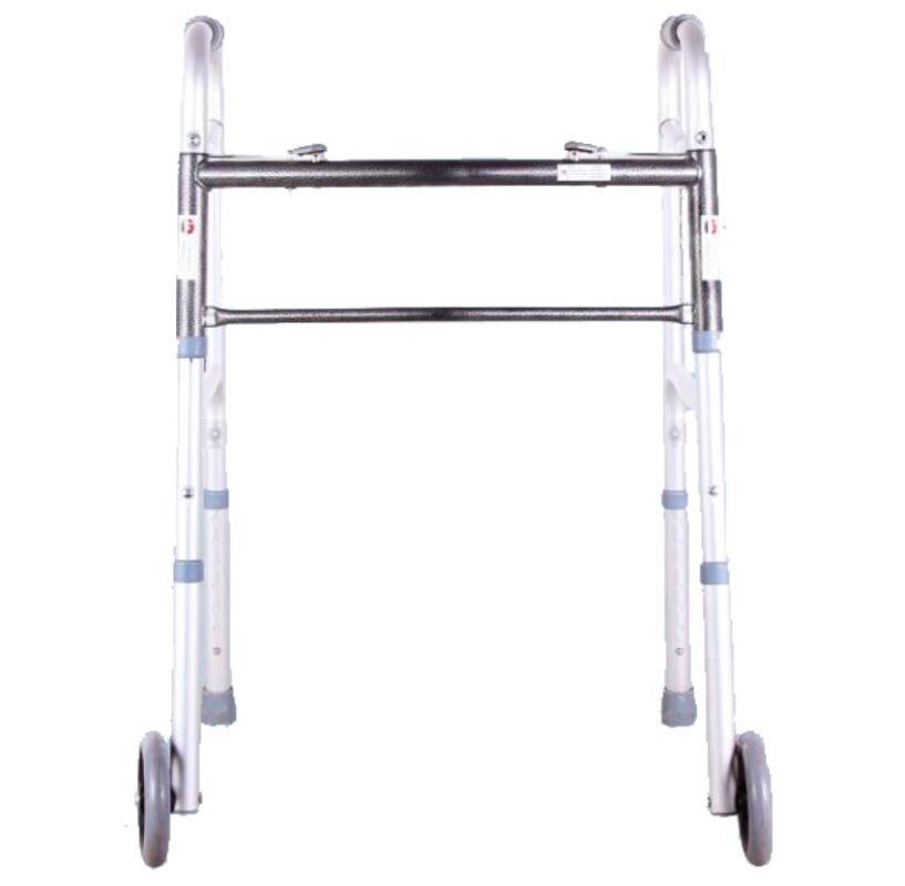 WALKER - HERO MEDIVA FOLDABLE WALKER WITH WHEELS MHL - 2001 - W - RespiKart
